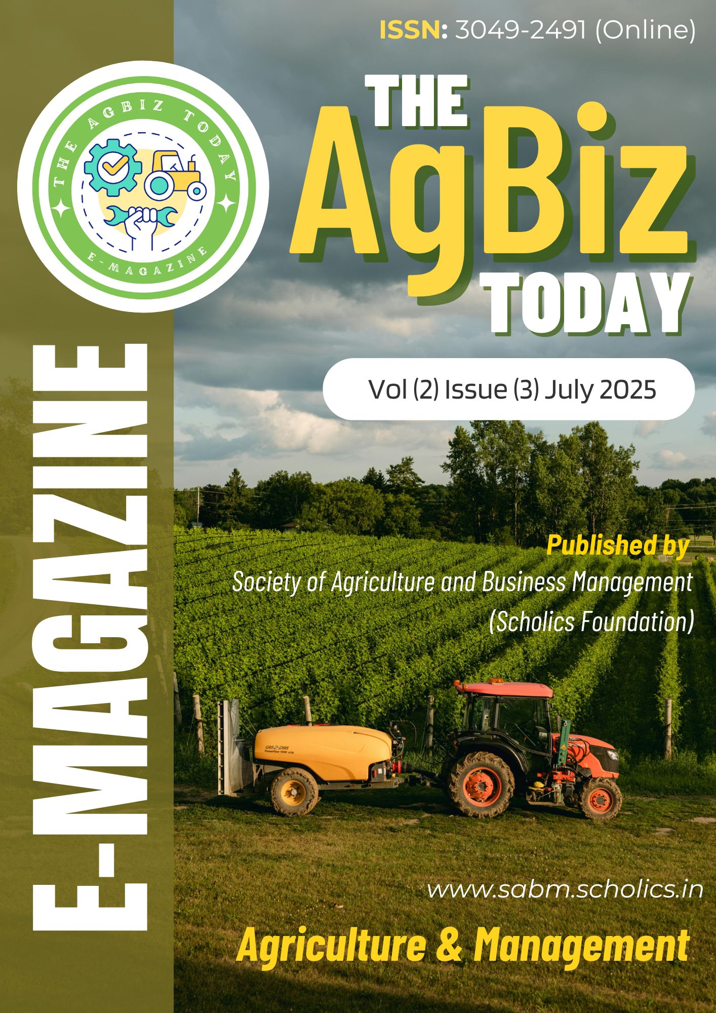 SOCIETY OF AGRICULTURE AND BUSINESS MANAGEMENT (SABM) – An Initiative ...