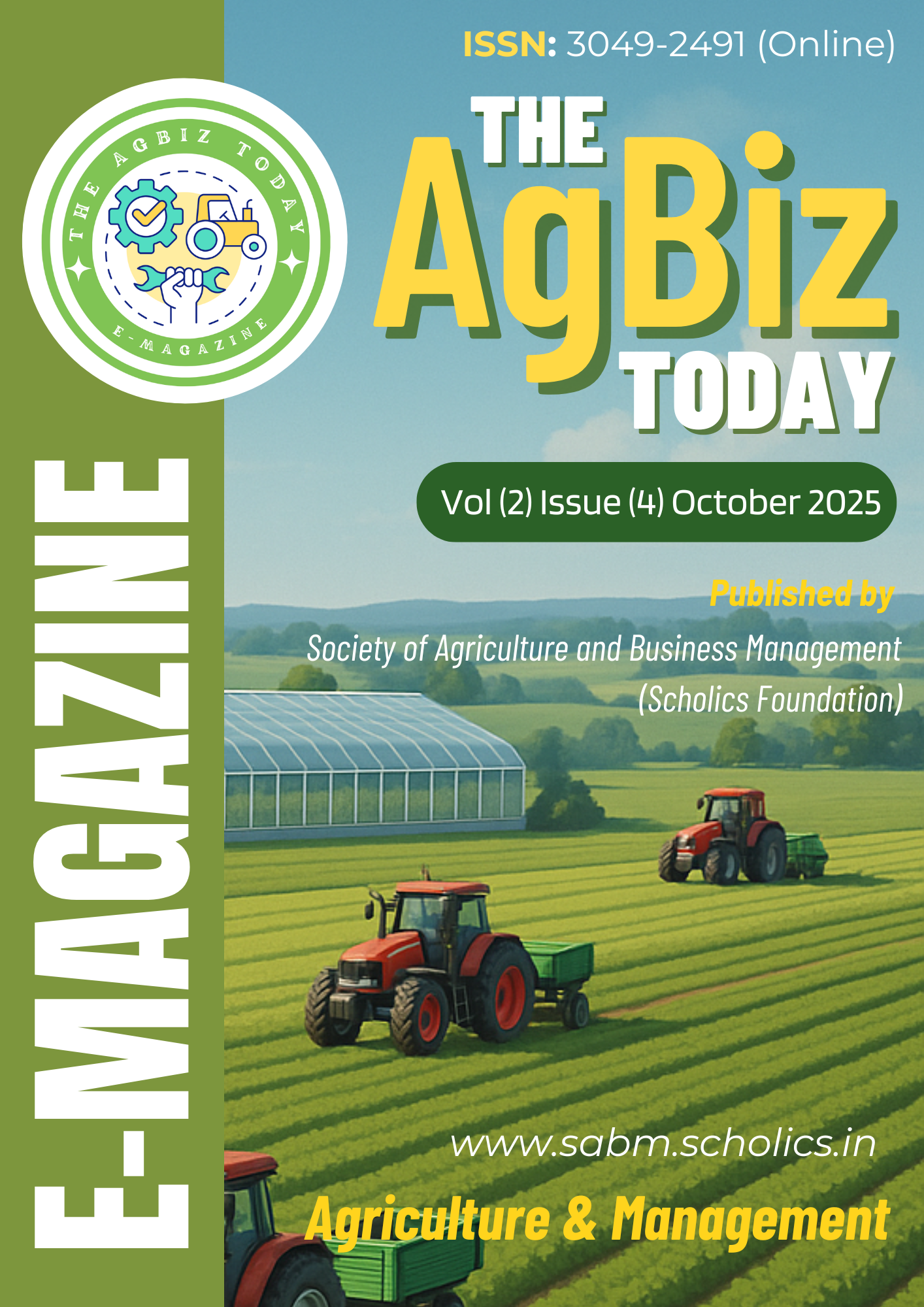 Society of Agriculture and Business Management - SCHOLICS-SOCIETY OF ...